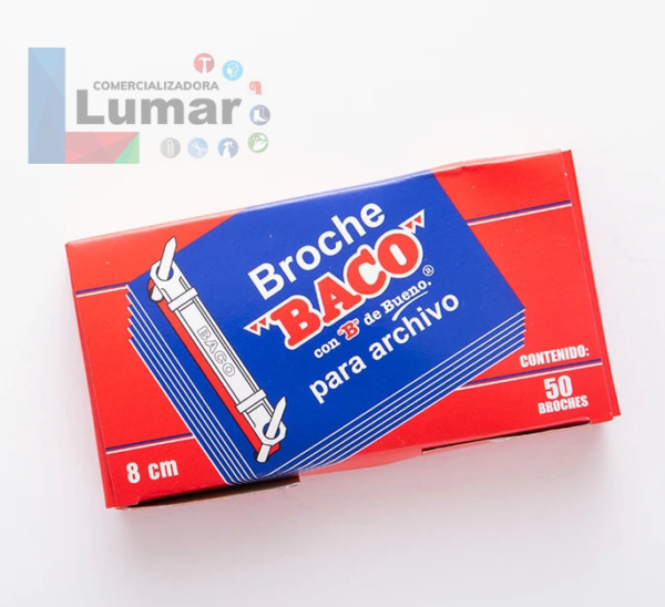 Broche Baco B-182 c/50 Baco – Comercializadora Lumar