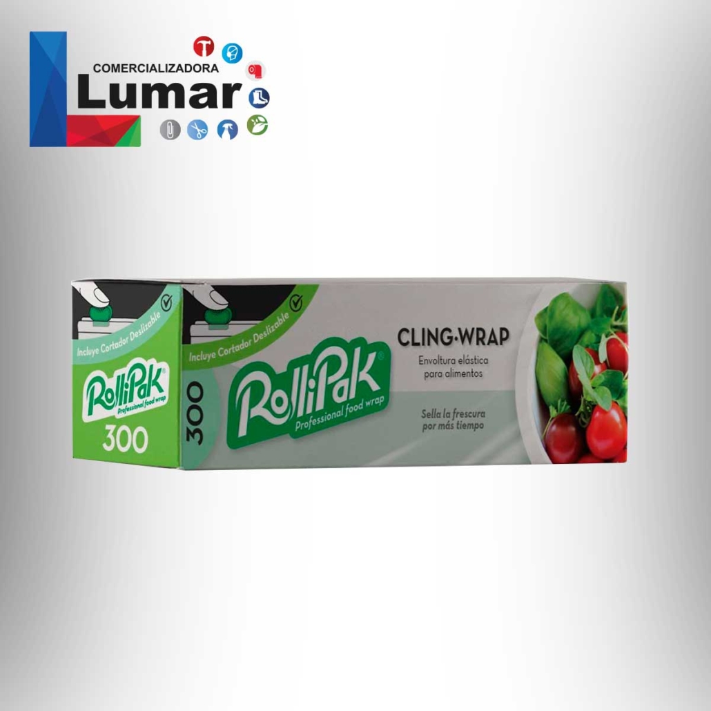 Película plástica para alimentos Rollo de 30cm x 150mts ...