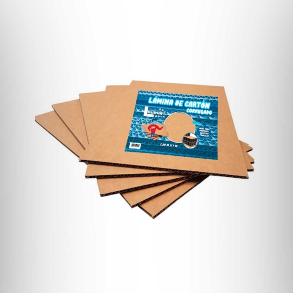 20 Láminas de Cartón 1m x 1.20m – Comercializadora Lumar