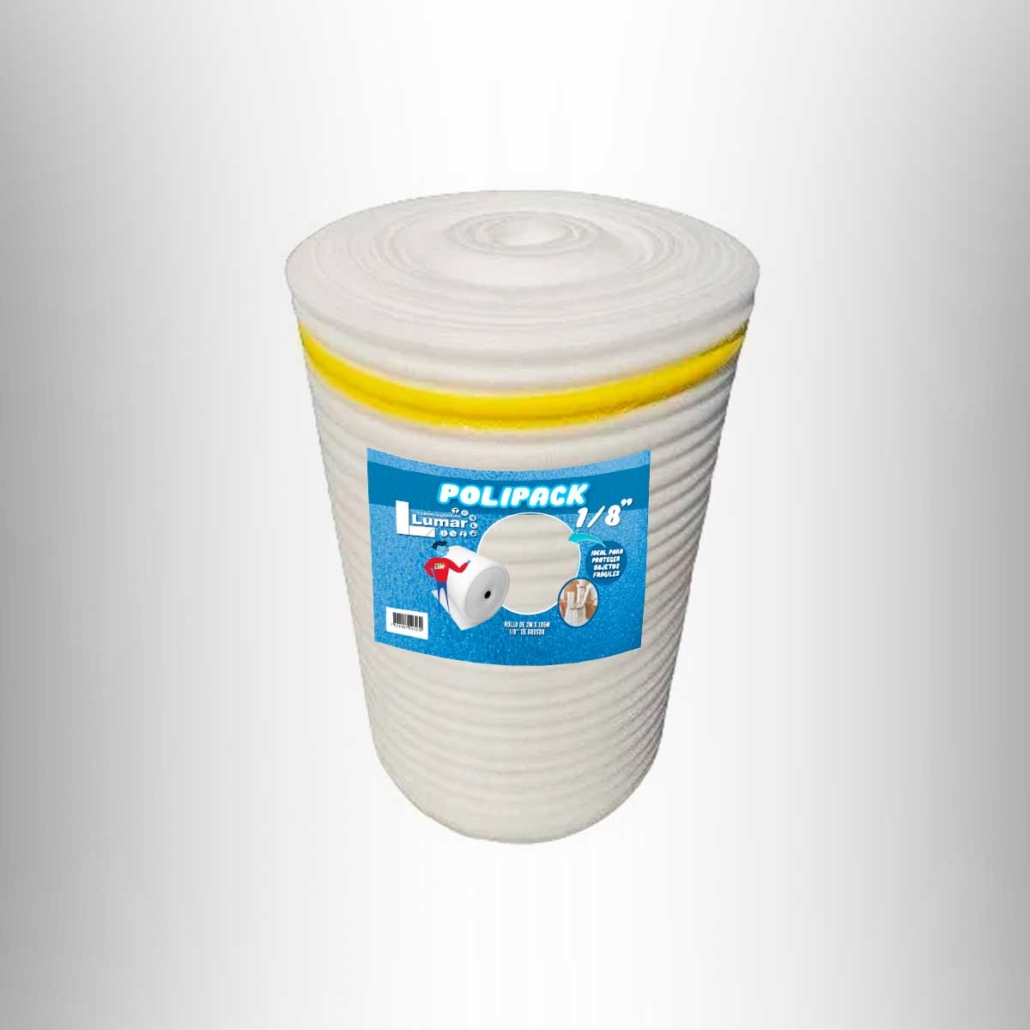 Polipack 1/8» Rollo 2 mts x 105 mts – Comercializadora Lumar